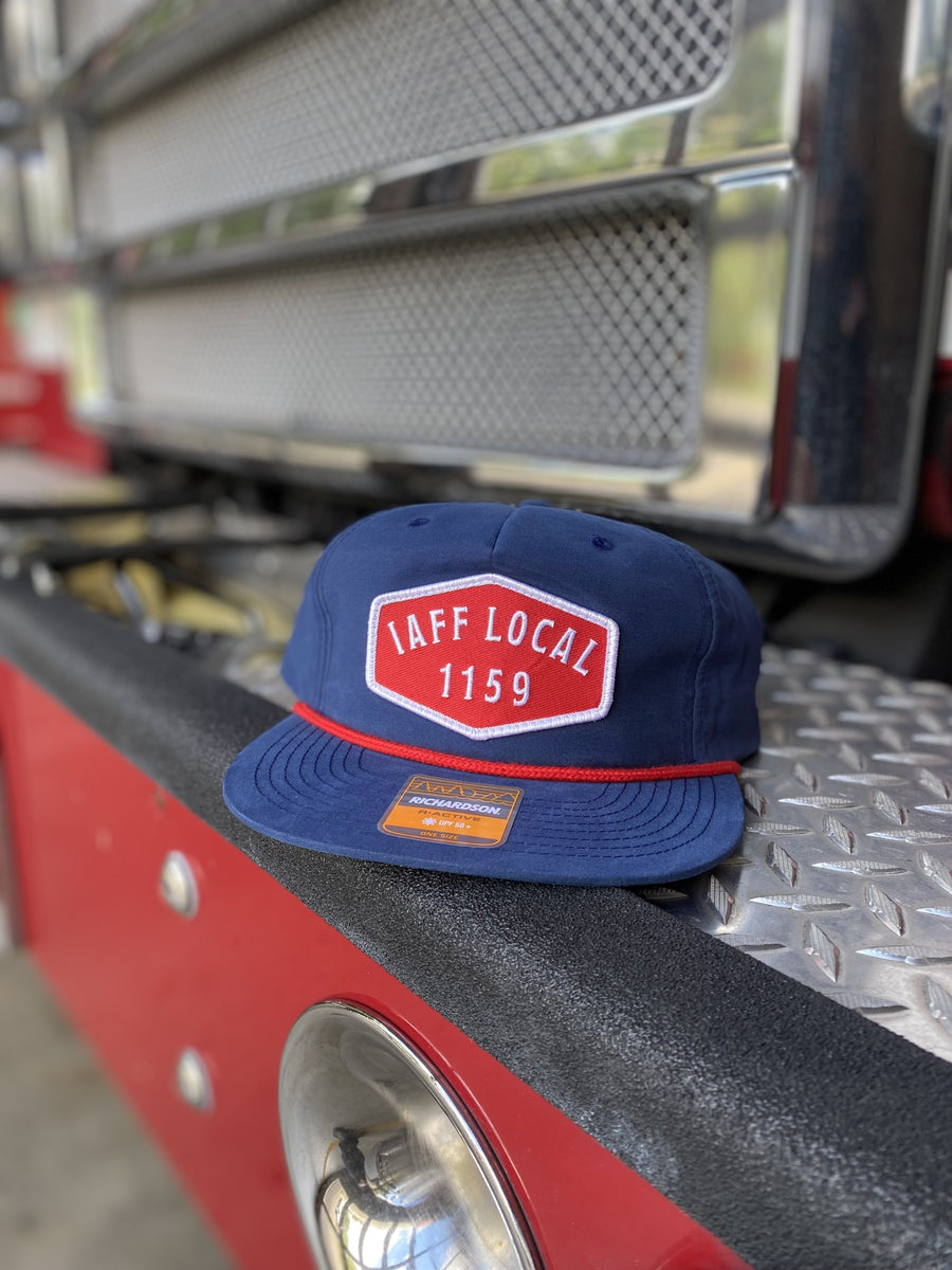 Blue/Black Red Patch 1159 Rope Hats – Local 1159